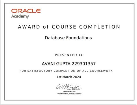 Avani Gupta On Linkedin Sql Databasemanagement Oracle