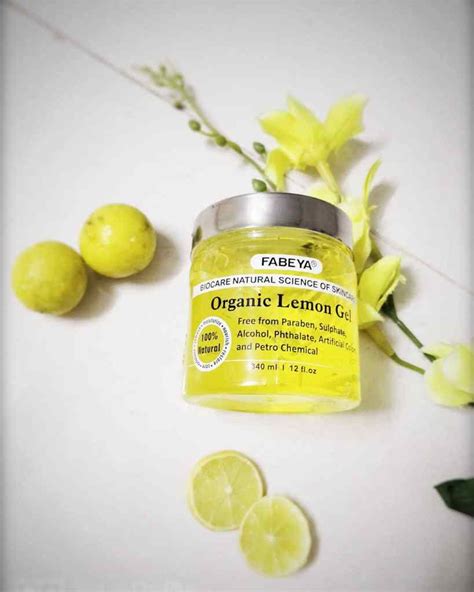 Fabeya Organic Lemon Gel Review Through My Eyes
