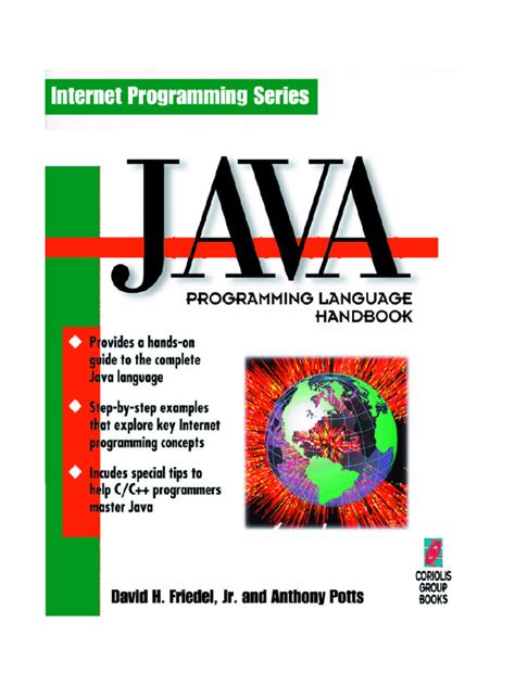Java Programming Language Handbook 1 Pdf Java Programming