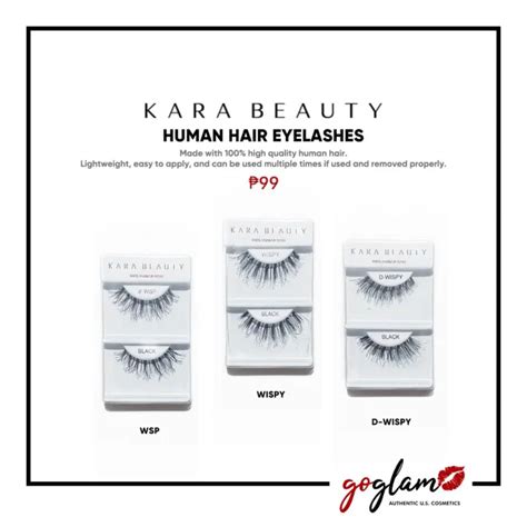 ↂ On Hand Kara Human Hair Eyelashes Fake False Lashes Dw D Wispy