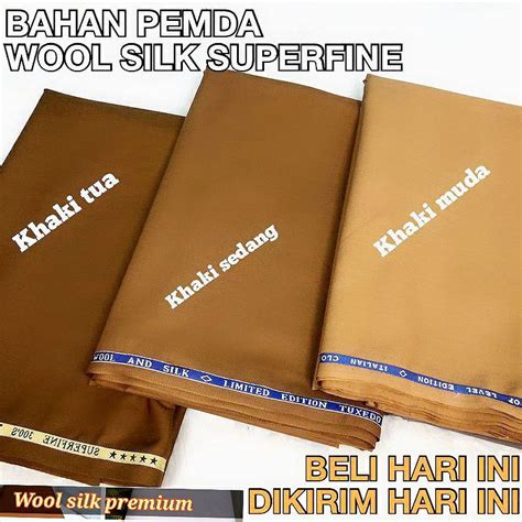 Jual Bahan Kain Pemda Katun Premium Kain Keki Seragam Dinas Pdh Pns