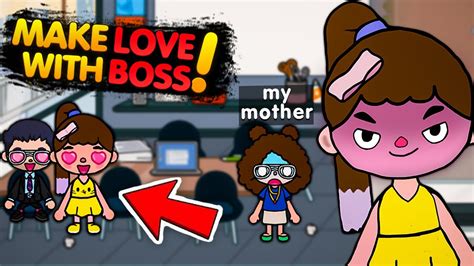 I Am Dating To My Mothers Boss😈😳with Voice Sad Story Toca Life