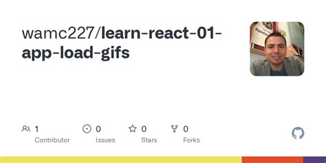 GitHub Wamc Learn React App Load Gifs