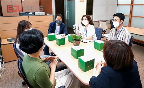 조희연 교육감 서울교육콜센터 상담사 애로사항 청취 에듀포토