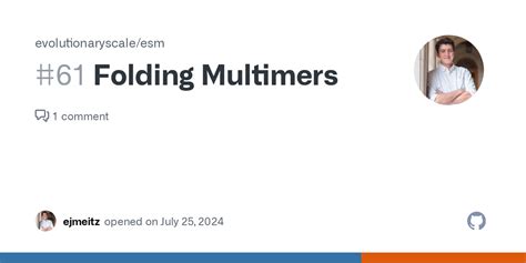 Folding Multimers Issue 61 Evolutionaryscale Esm GitHub