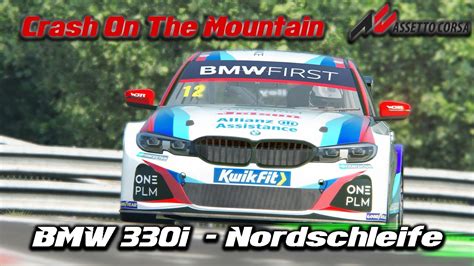 Crash On The Mountain BMW 330i Nordschleife Assetto Corsa YouTube
