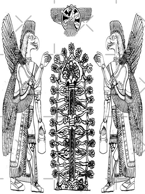 Assyrian Tree Of Life Stickers By Assyriangear Redbubble