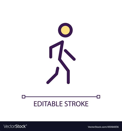 Human Pixel Perfect Rgb Color Ui Icon Royalty Free Vector