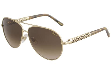 Chopard Mens Schb66s Schb66s Fashion Pilot Sunglasses