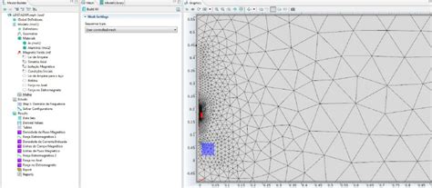 Finite Element Mesh Generated By COMSOL Multiphysics And Its Interface Download Scientific