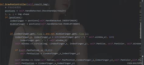 “隔空“”画板喜迎2022（opencv And Mediapipe 手势识别应用之空手画图）huterox的博客 Csdn博客
