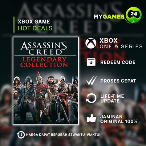 Jual Assassins Creed Legendary Collection Xbox One Series Xs Redeem