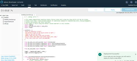 How To Make Simple Alexa Skills In Alexa Hostedpython Space Fact Skill In Python By Rahul