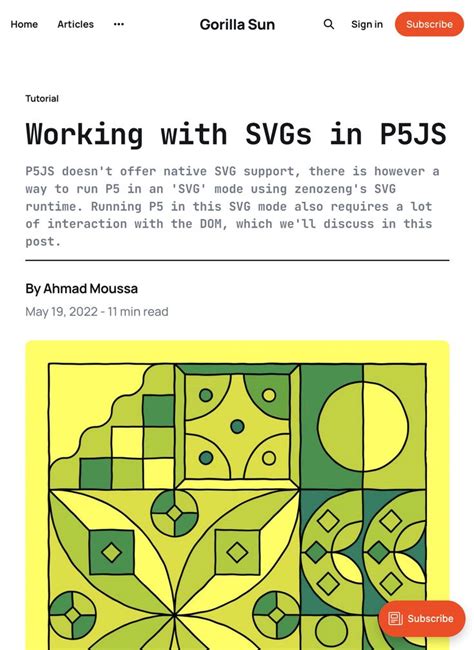 Working With Svgs In P5js Tech Art Generative Art Generative Design