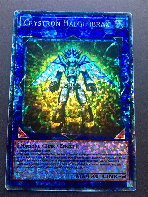 Crystron Halqifibrax Yugioh Tcg Proxy Card Etsy