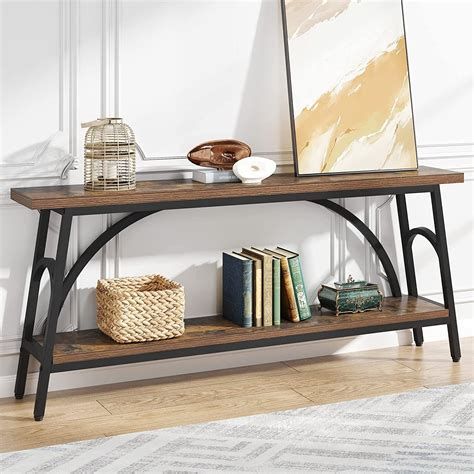 Extra Long Console Table 70 8 Inch Narrow Sofa Tables Entryway Table