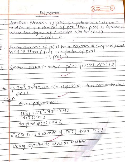 See Preparation Class 10 Opt Math Lesson Polynomial