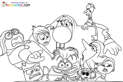 Dibujos De Intensamente Para Colorear Inside Out Coloring Pages Baby ...