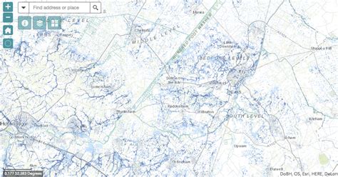 Flood Risk Web App Made With ArcGIS Online