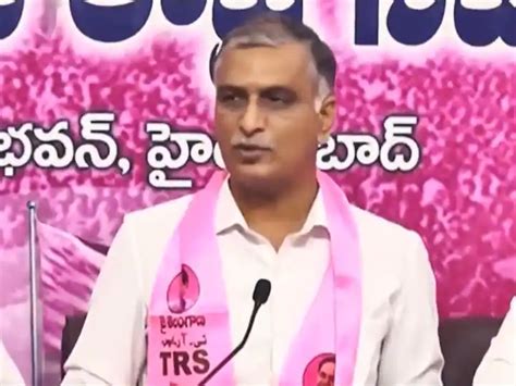 Bjp Trying To Deceive Munugode People Ahead Of Bypoll Minister Harish Rao
