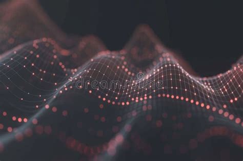 Abstract Glowing Code Lines Intertwined Creating Intricate Shape On Dark Backdrop Stock