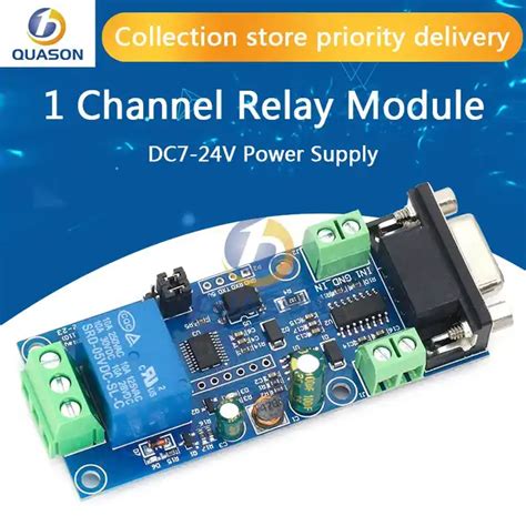 Channel Modbus Rtu Single Relay Module Rs Ttl Uart Dc V Board