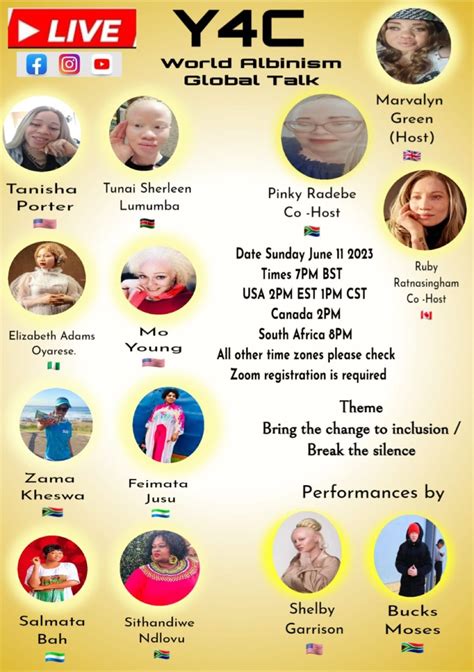Break The Silence International Albinism Awareness Day Is Celebrated
