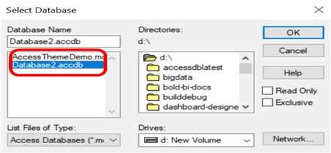How To Connect The Microsoft Access Database Through Odbc In Bold Bi