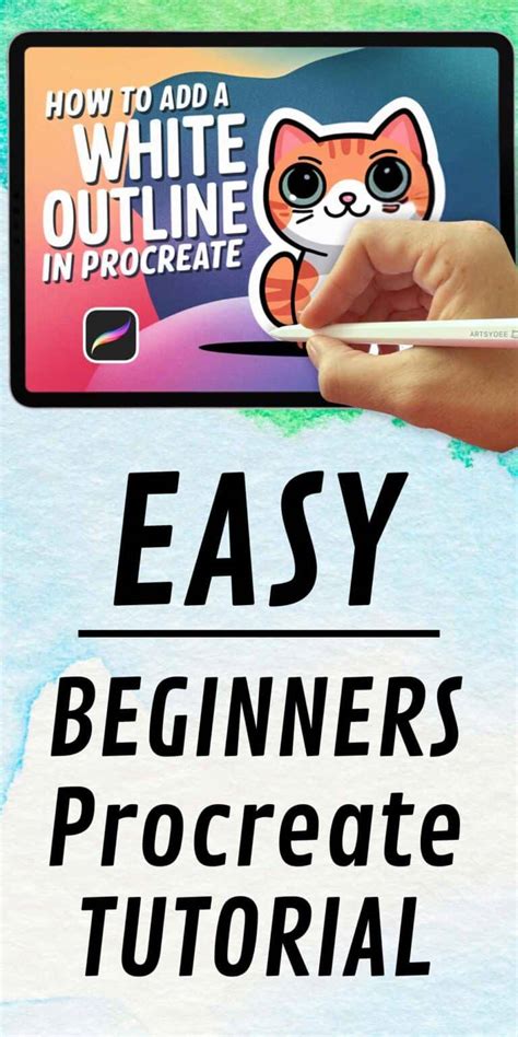 How To Do A White Outline In Procreate Easy And Quick Tutorial For Beginners Artsydee
