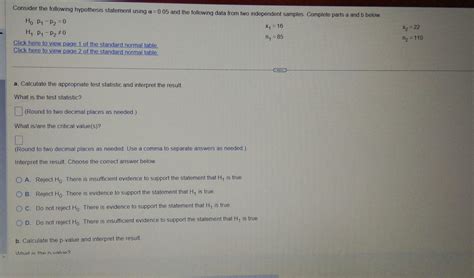 solved consider the following hypothesis statement using