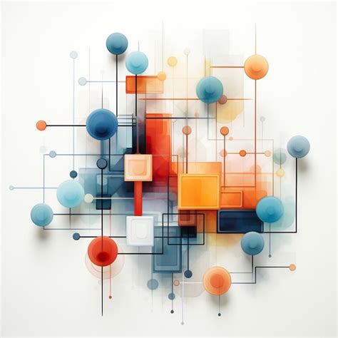 Premium Vector Geometric Vector Collaboration Design On White Background