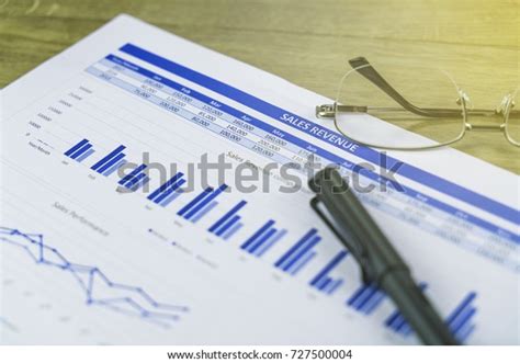 Sales Revenue Chart Graph Comparison Business Stock Photo Shutterstock