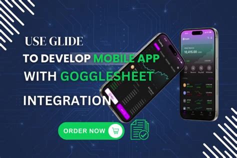 A Mobile App Developed With Glide And Integrated With Google Sheets