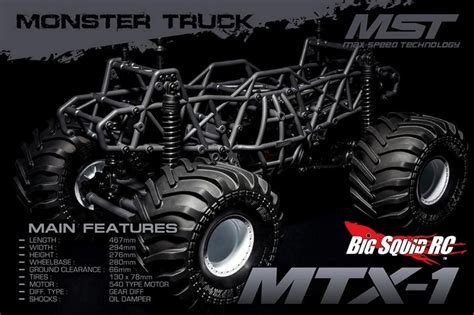 More Details MST MTX Scale Monster Truck Big Squid RC RC Car And Truck News Reviews