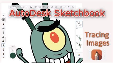 Autodesk Sketchbook Tracing Tutorial Youtube