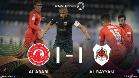 Al Arabi 1 1 Al Rayyan Week 8 Youtube
