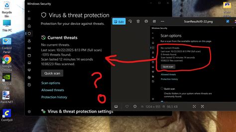Why Does Windows Defender Scan Results Show One Thing Then Another