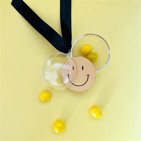 Personalised Smiley Face Fill Me Up Bauble By Posh Totty Designs Creates