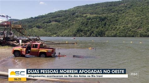 Três pessoas morrem afogadas no fim de semana em Santa Catarina Santa Catarina G
