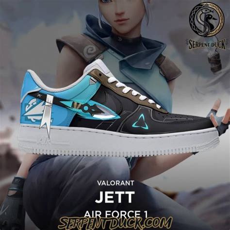 Valorant Jett Air Force 1 Sneaker Serpentduck
