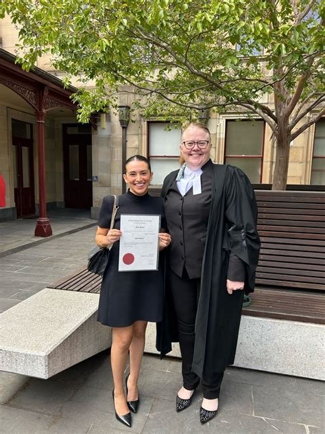 I Am Very Excited To Have Been Admitted As An Australian Lawyer In The