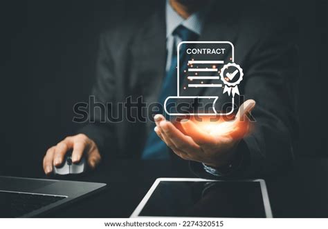 4 hundred concept virtual contract document interface legal royalty