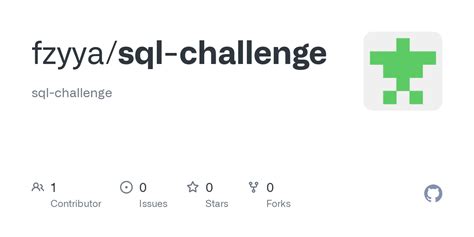 Github Fzyyasql Challenge Sql Challenge