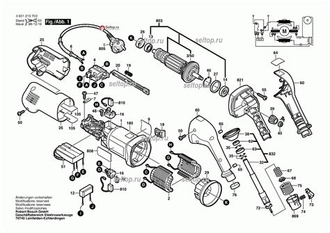 Запчасти для шлифовальной щеточной машины Bosch GEB 1000 CE (0601213708 ...