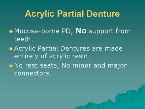 Acrylic Dentures Dr Nesreen Salim Cocr Partial Denture