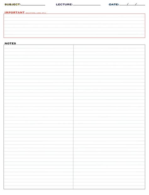 Organized Lecture Notes For Better Grades