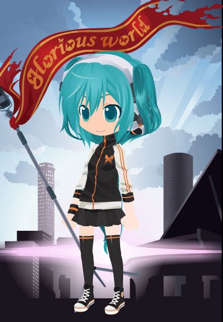 Hatsune Miku Glorious World By Neonarianna On Deviantart