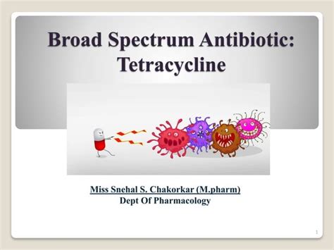 Broad Spectrum Antibiotic Tetracycline Converted Pdf
