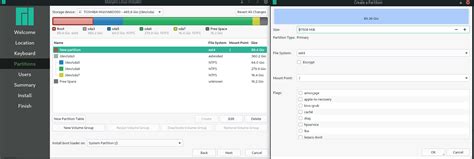 Install Fails Manjaro Xfce 2104 Error Raised Failed To Create