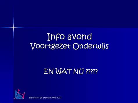 Ppt Info Avond Voortgezet Onderwijs Powerpoint Presentation Free